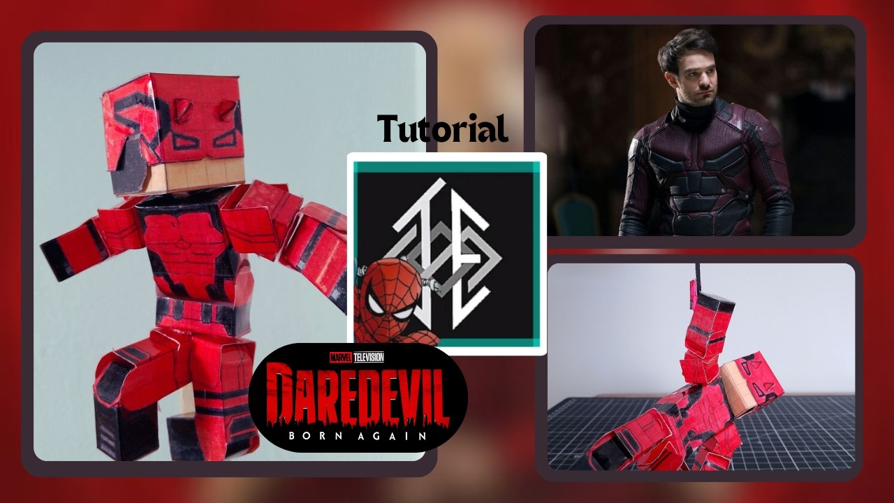 Como hacer a DAREDEVIL version MINECRAFT - YouTube