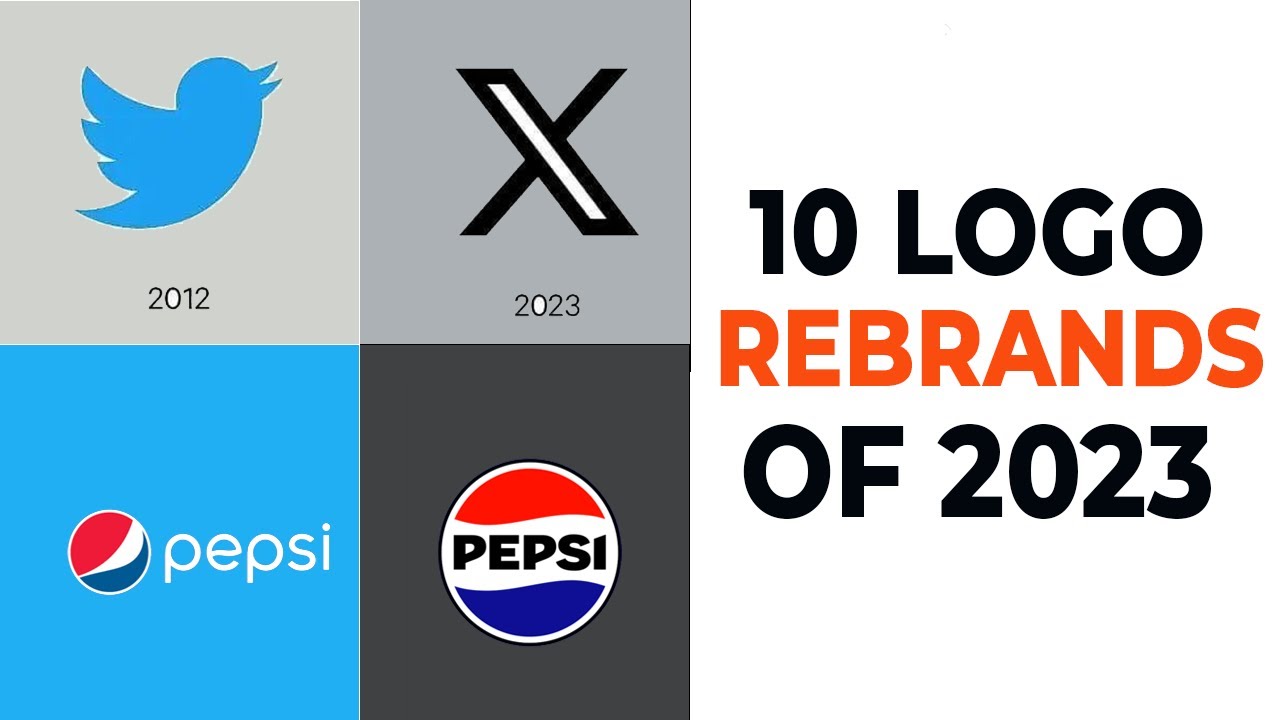 The biggest logo rebrands 2023 #shorts #logo - YouTube