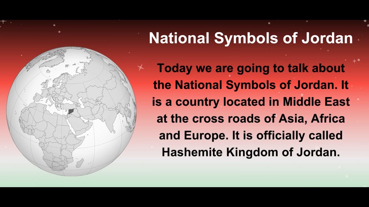 National Symbols of Jordan - YouTube