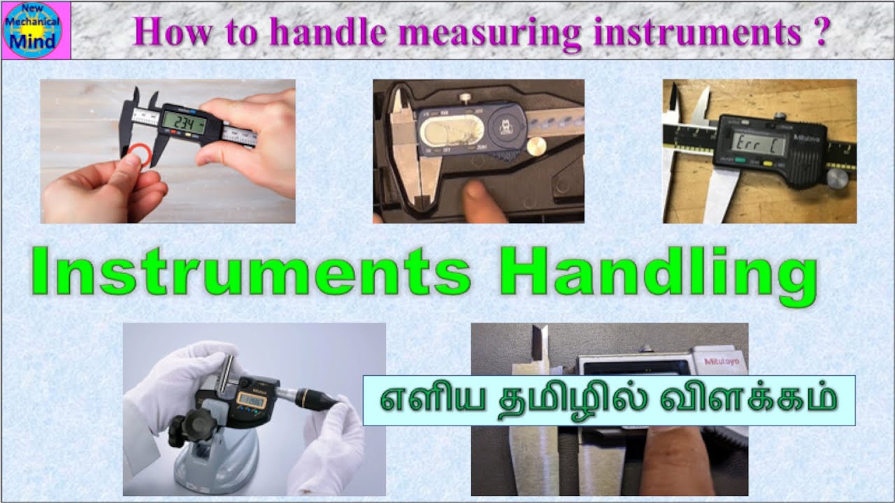How to handle instruments | Instruments handling | explained in tamil ...