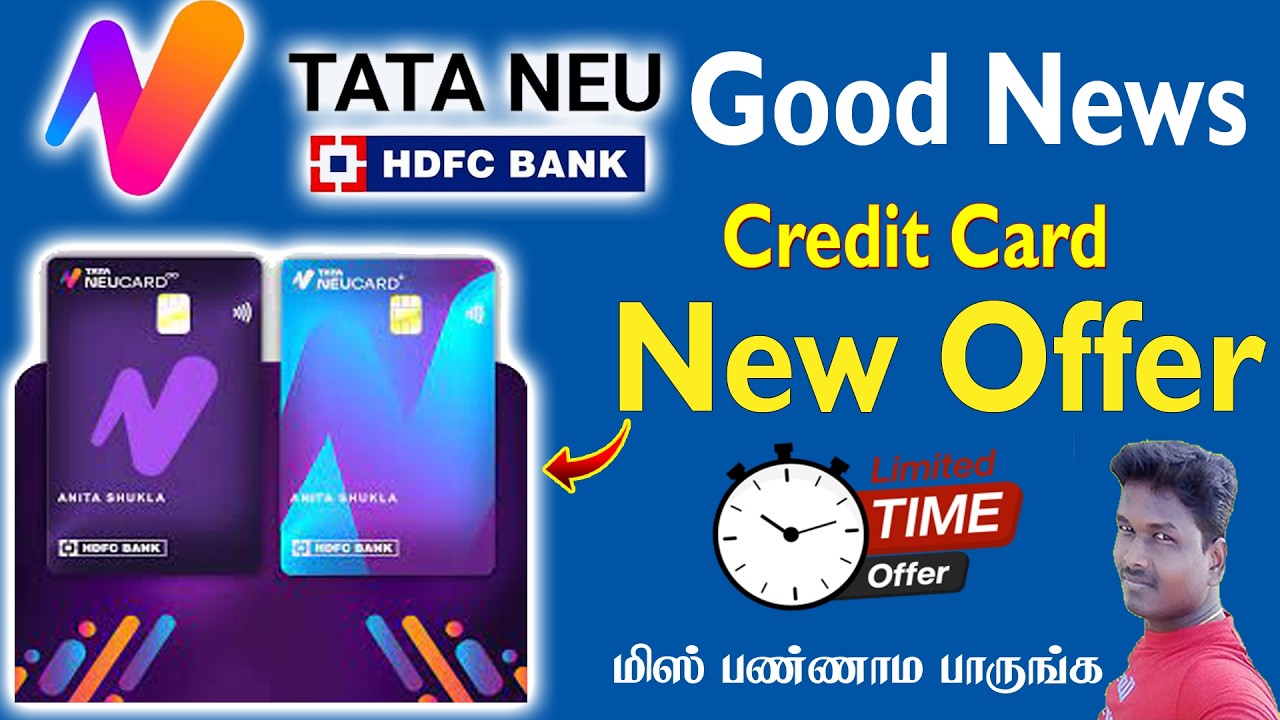 TATA Neu Plus and Infinity Credit card New Limited time Offer in Tamil ...