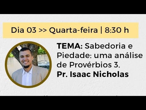 Aula 02 - Estudos em Provérbios - Pr. Isaac Guerra - YouTube