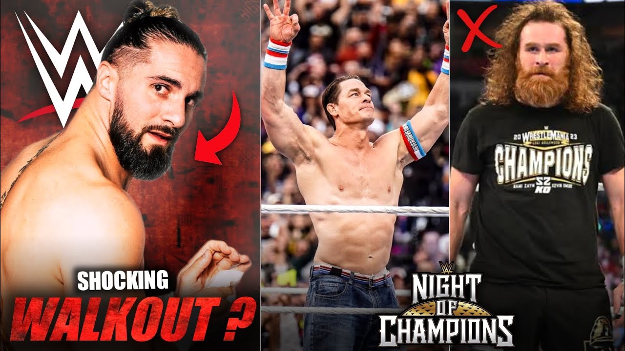 SETH Rollins SHOCKING WALKOUT ? From WWE | John Cena NIGHT Of Champions ...