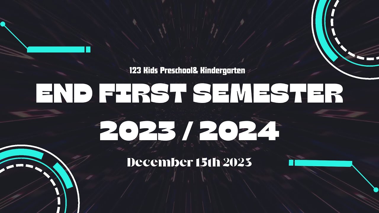 123 Kids End 1st Semester 2023 - YouTube