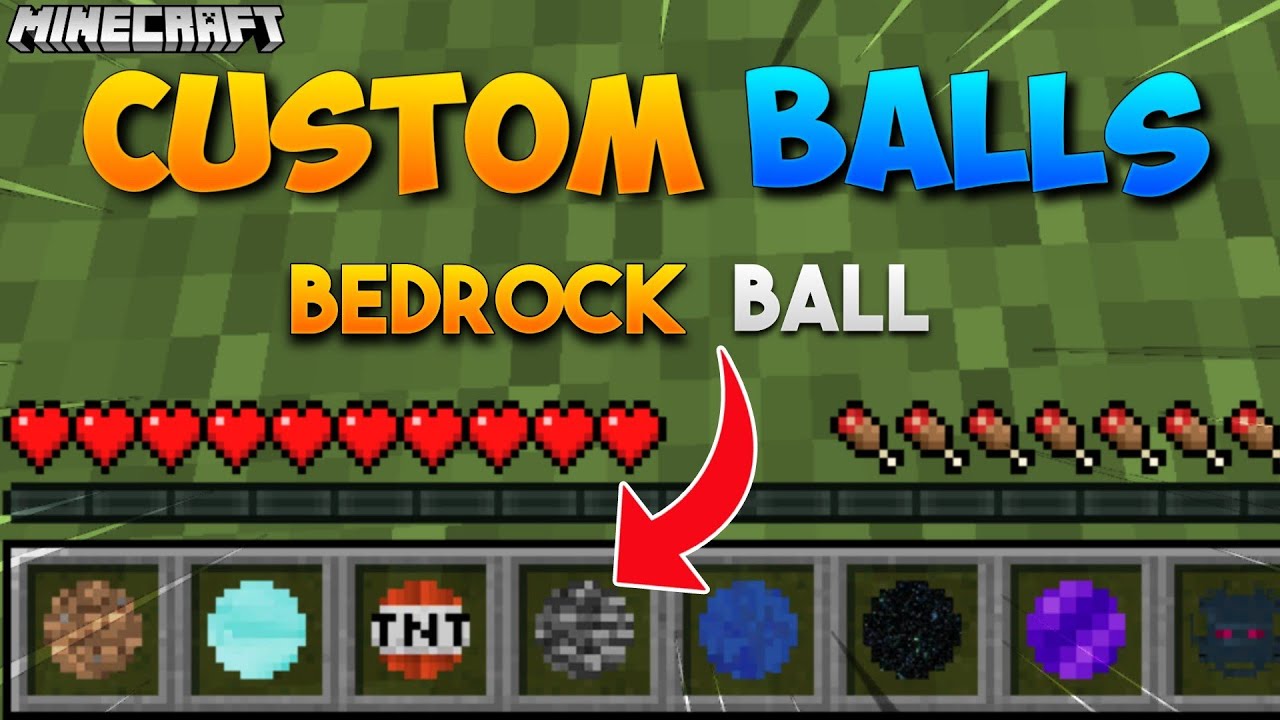 Minecraft But THERE ARE CUSTOM BALLS... - YouTube
