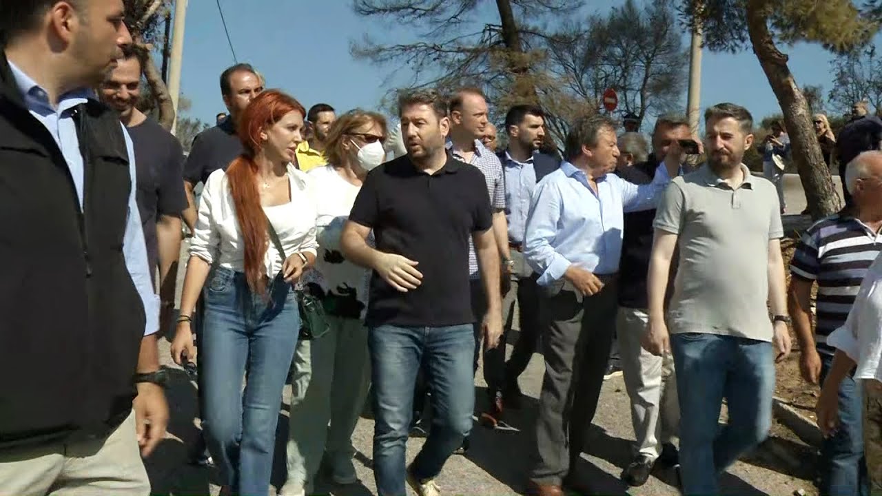 Ο Ν. Ανδρουλάκης στις πληγείσες περιοχές στον Δήμο Σαρωνικού - YouTube