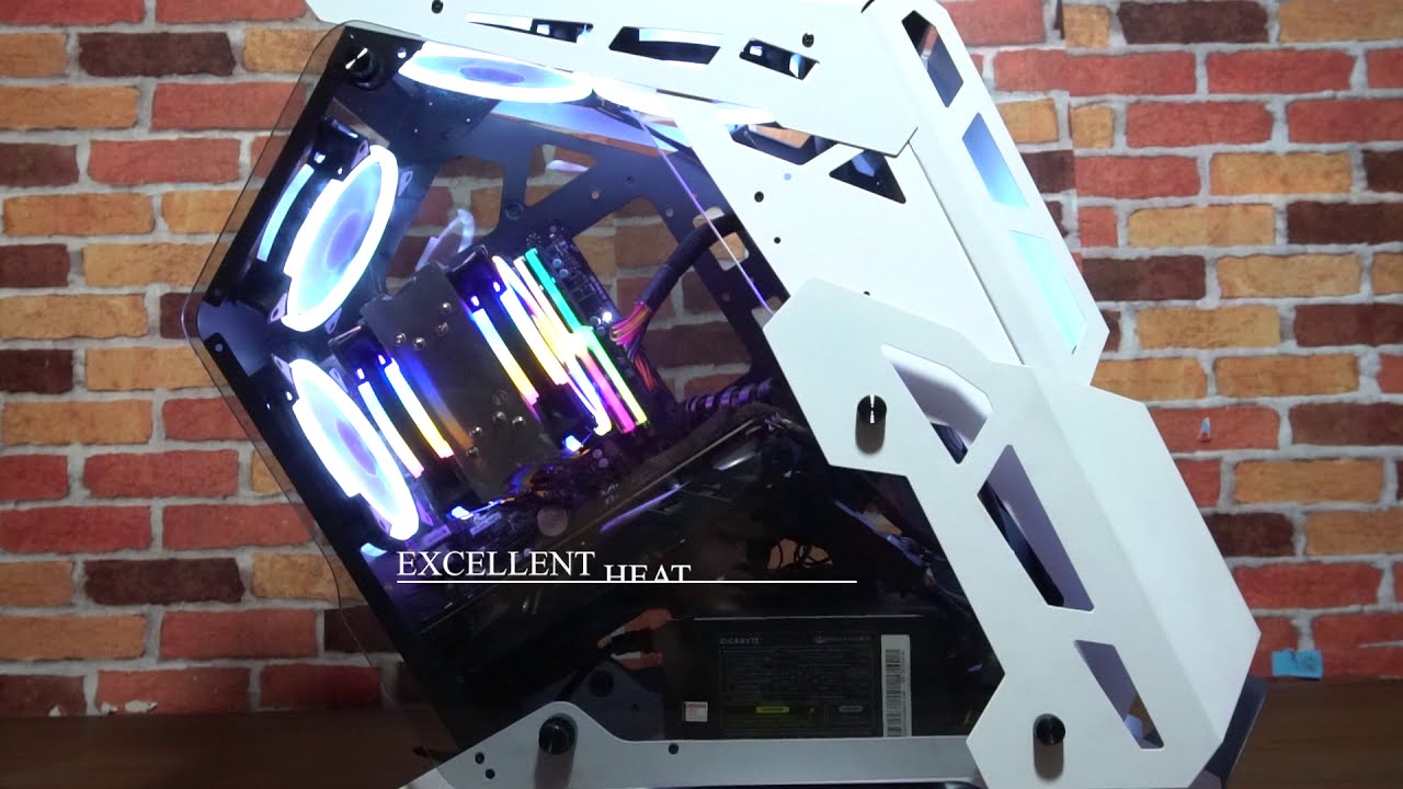 TGEARS GAMEKM GREAT ARBITER DESKTOP GAMING CASE - YouTube