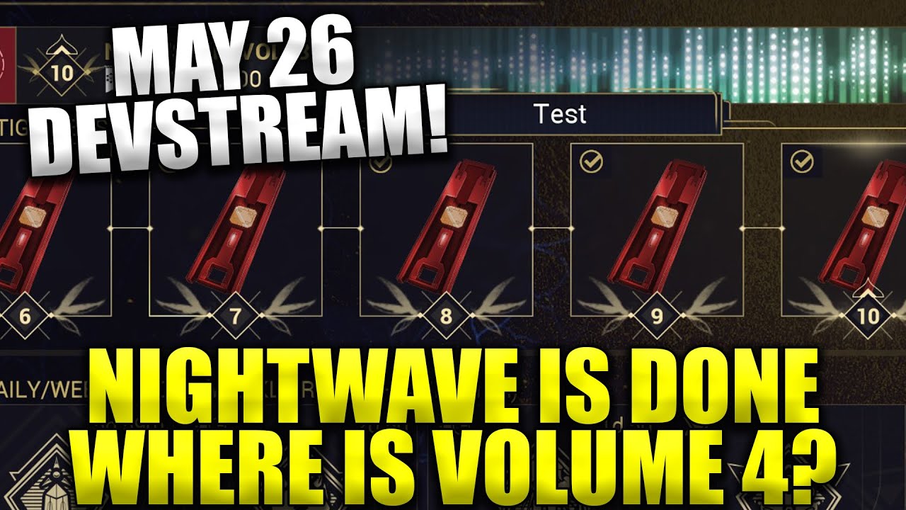 Warframe Devstream Next Week! Nightwave Nora's Mix Volume 3 Is Gone ...
