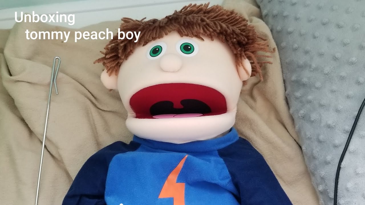 Unboxing Tommy peach boy puppet( 100% recmend buying)! - YouTube
