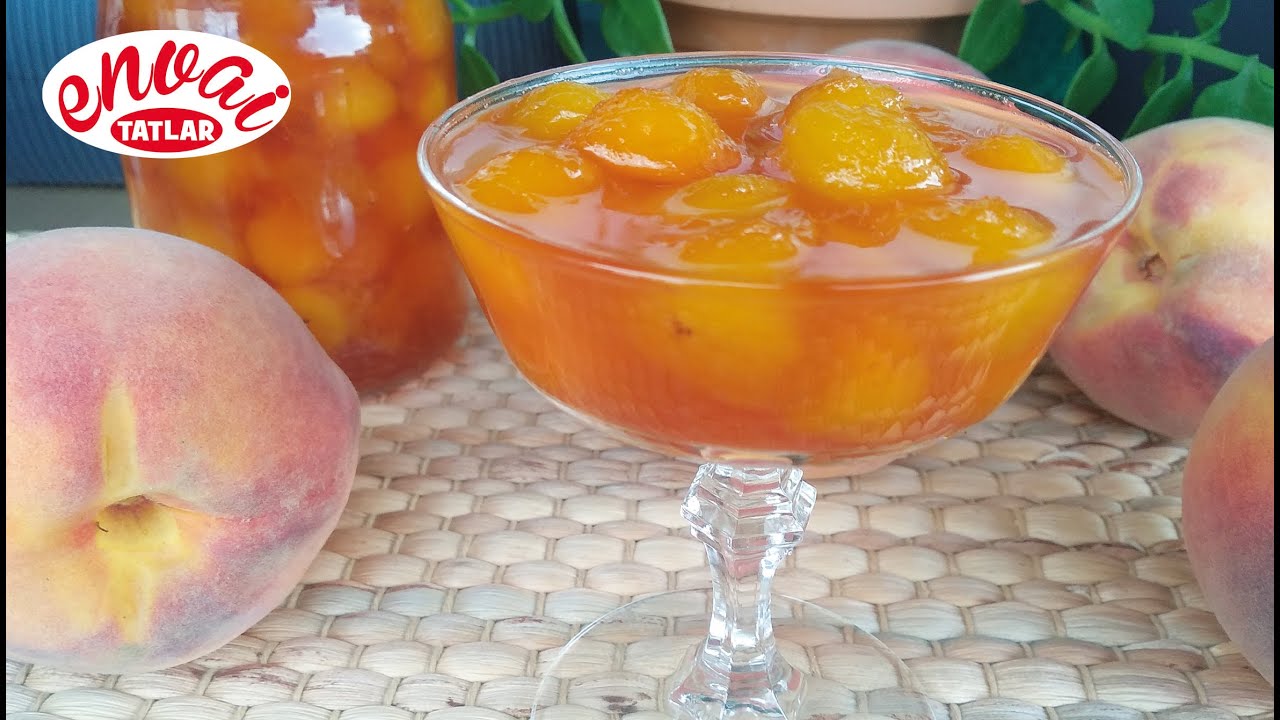 ŞEFTALİ REÇELİ, top top bu sefer farklı bir sunum ile deneyin🍑#reçel # ...