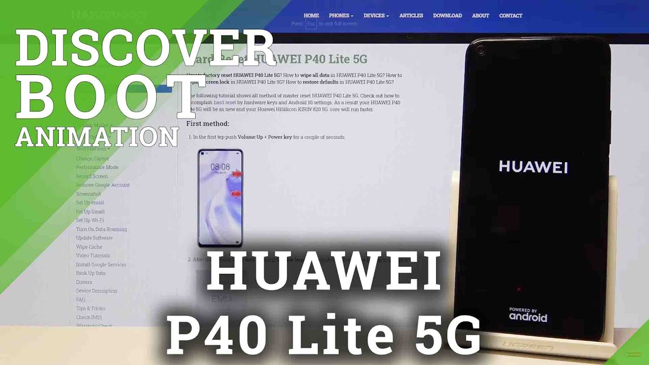Huawei P40 Lite 5G - Reboot Process | Boot Animation - YouTube
