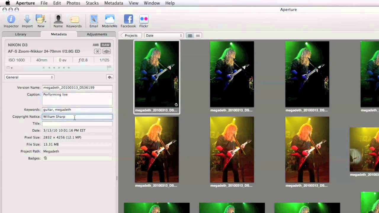 Advanced Aperture Mastering Metadata Envato Tuts