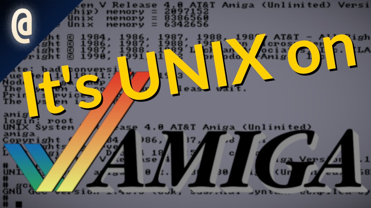 STREAM: Commodore Had UNIX On Amiga?! - YouTube