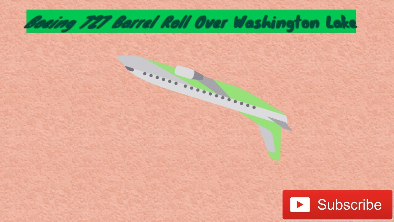 FS9 I 727 Barrell Roll over lake Washington - YouTube