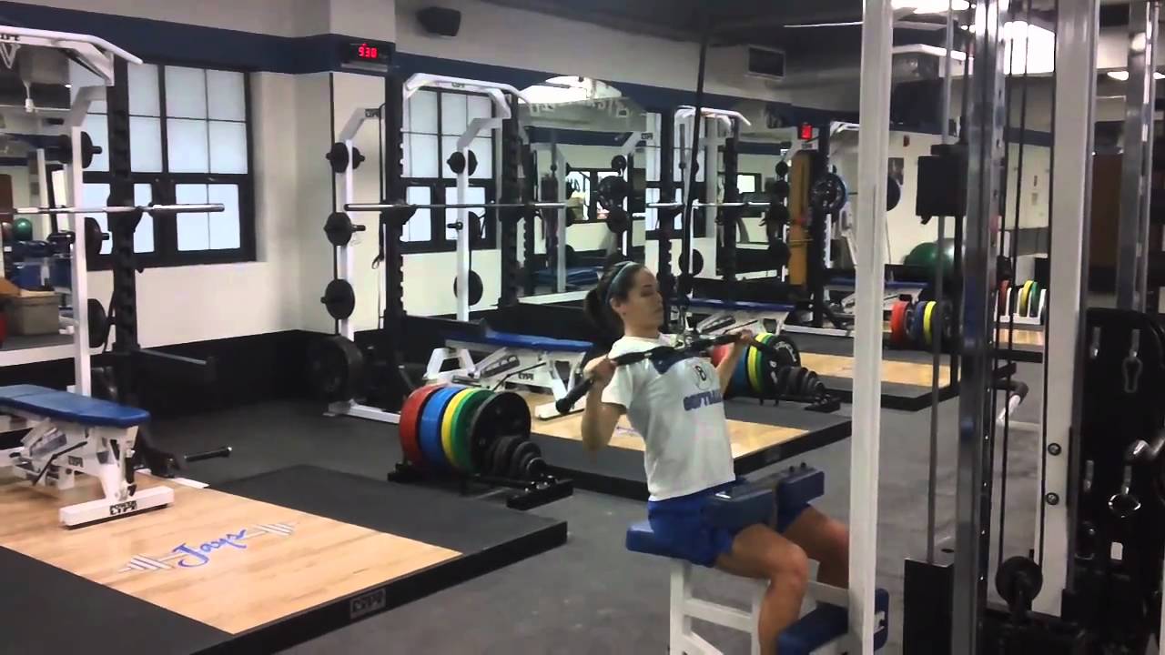 Overhand (Pronated Grip) Front Lat Pull Down - YouTube