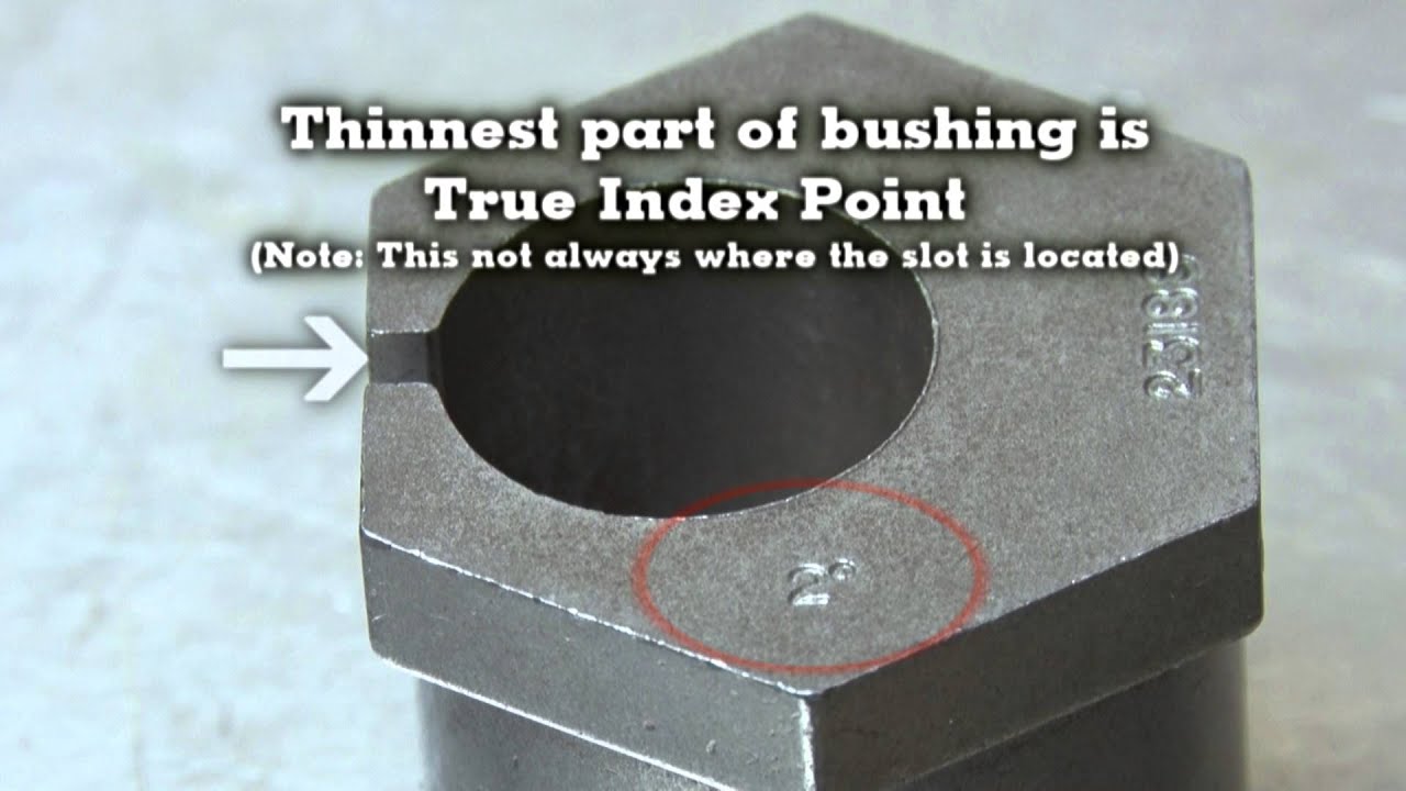 John Bean Offset Cam Bushing - YouTube