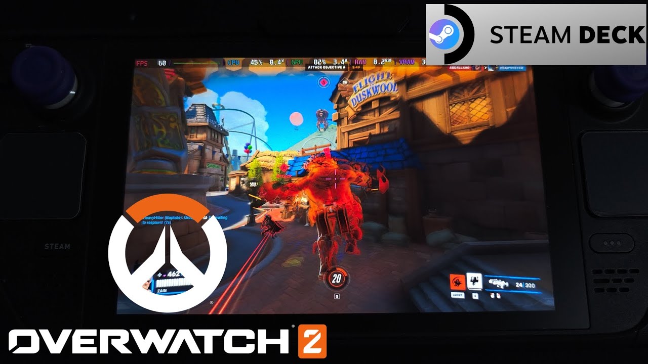 Overwatch 2 on SteamDeck | 60FPS | SteamOS | Motion Control - YouTube