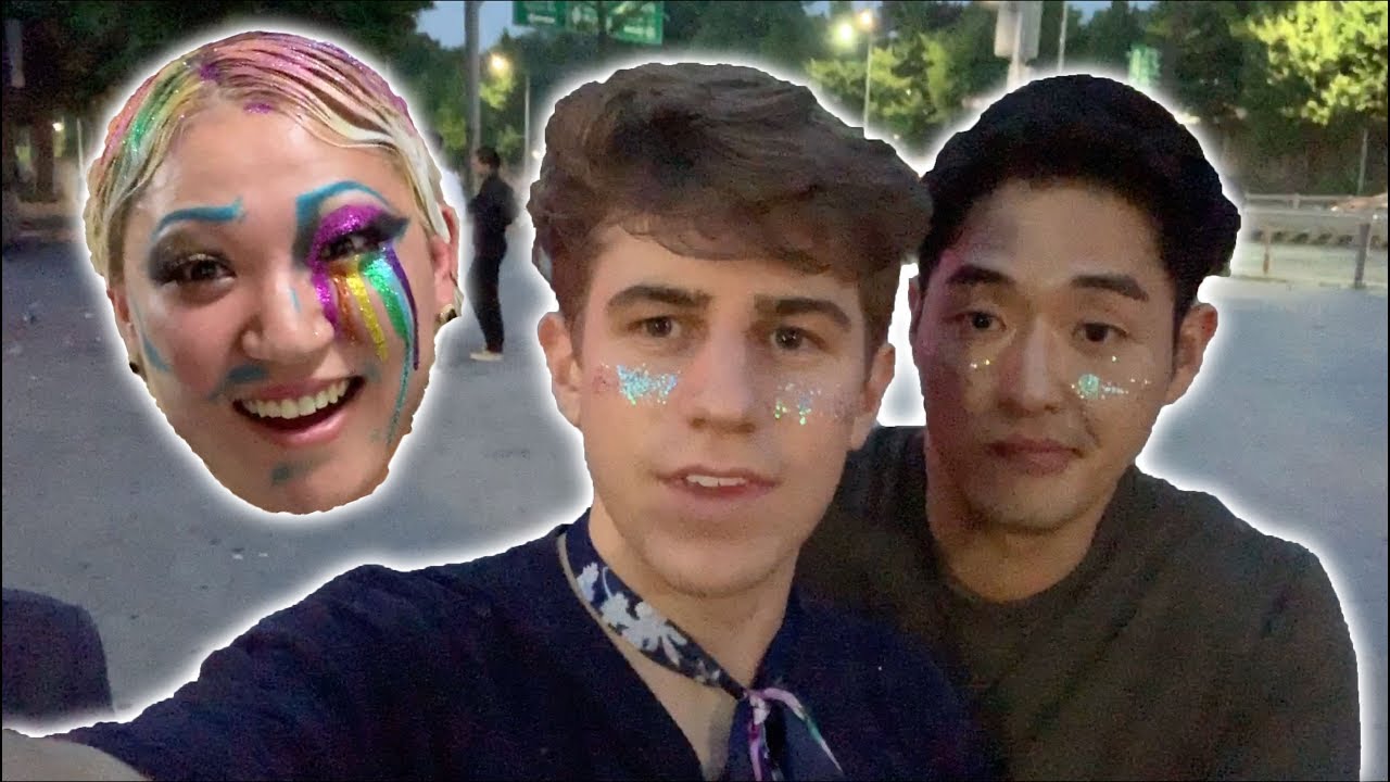 seoul pride except i literally missed the parade - YouTube