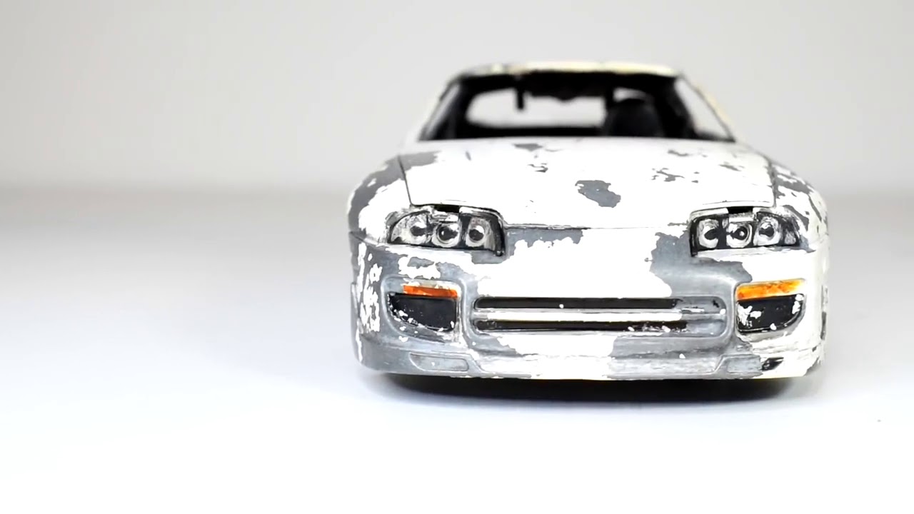 Restoration damaged Toyota supra model car - YouTube