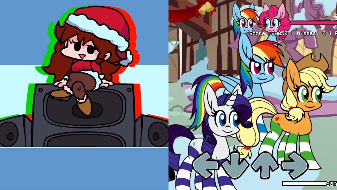 bb-panzu - Santa & [FNF] Mane Xmas | Mashup - YouTube