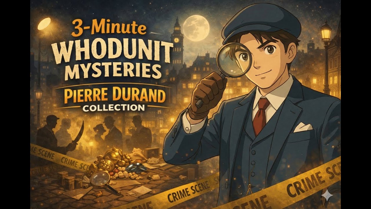 3-Min Whodunit Mysteries Collection — Meet Detective Pierre - YouTube