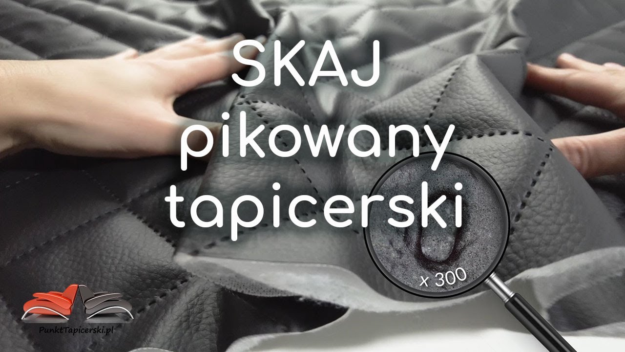 Skaj pikowany tapicerski - super wytrzymała - test tkanin 22 - YouTube