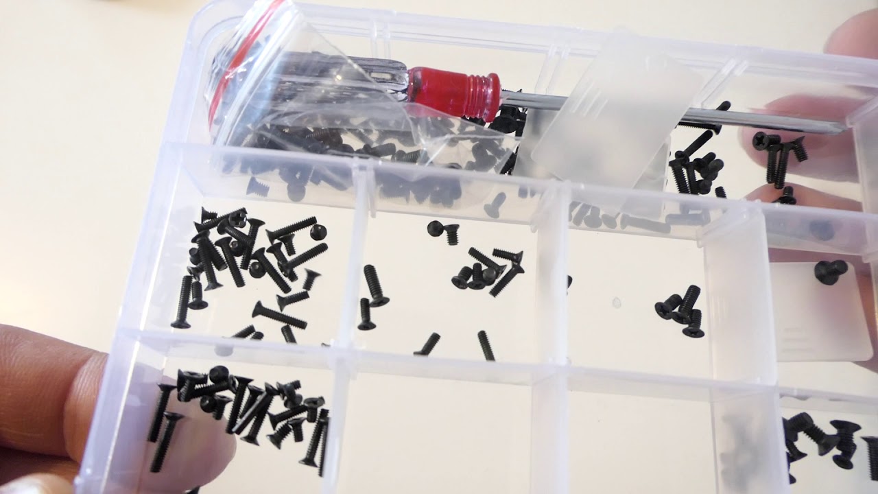 GEARBEST - gocomma Mini DIY Screw Set - Black - YouTube