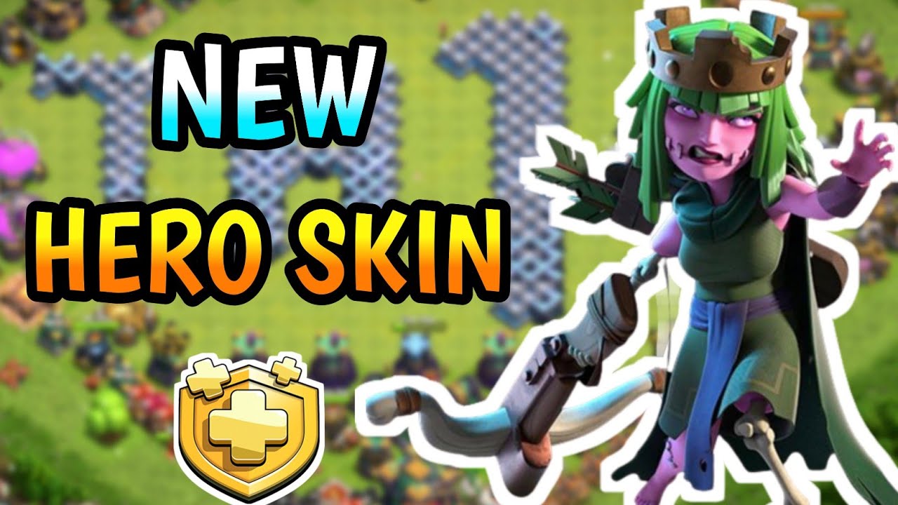 NEW HERO SKIN IN COC OCTOBER 2022 | SPOOKY QUEEN IN COC | CLASH OF ...
