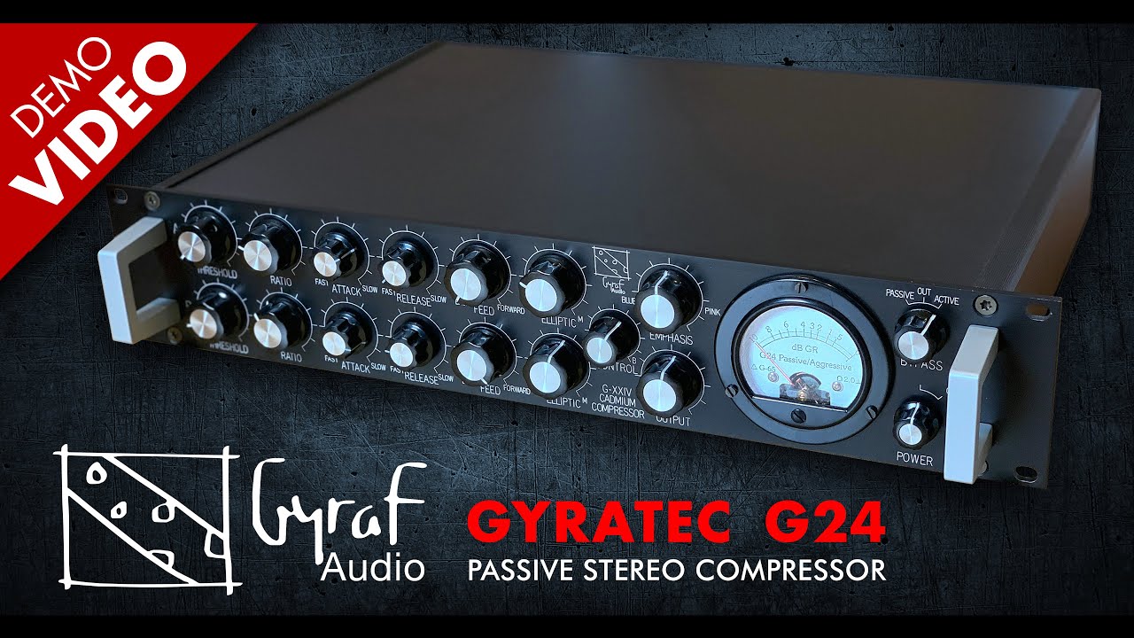 Gyraf Audio - G24 Compressor - KMR Demo Room - YouTube