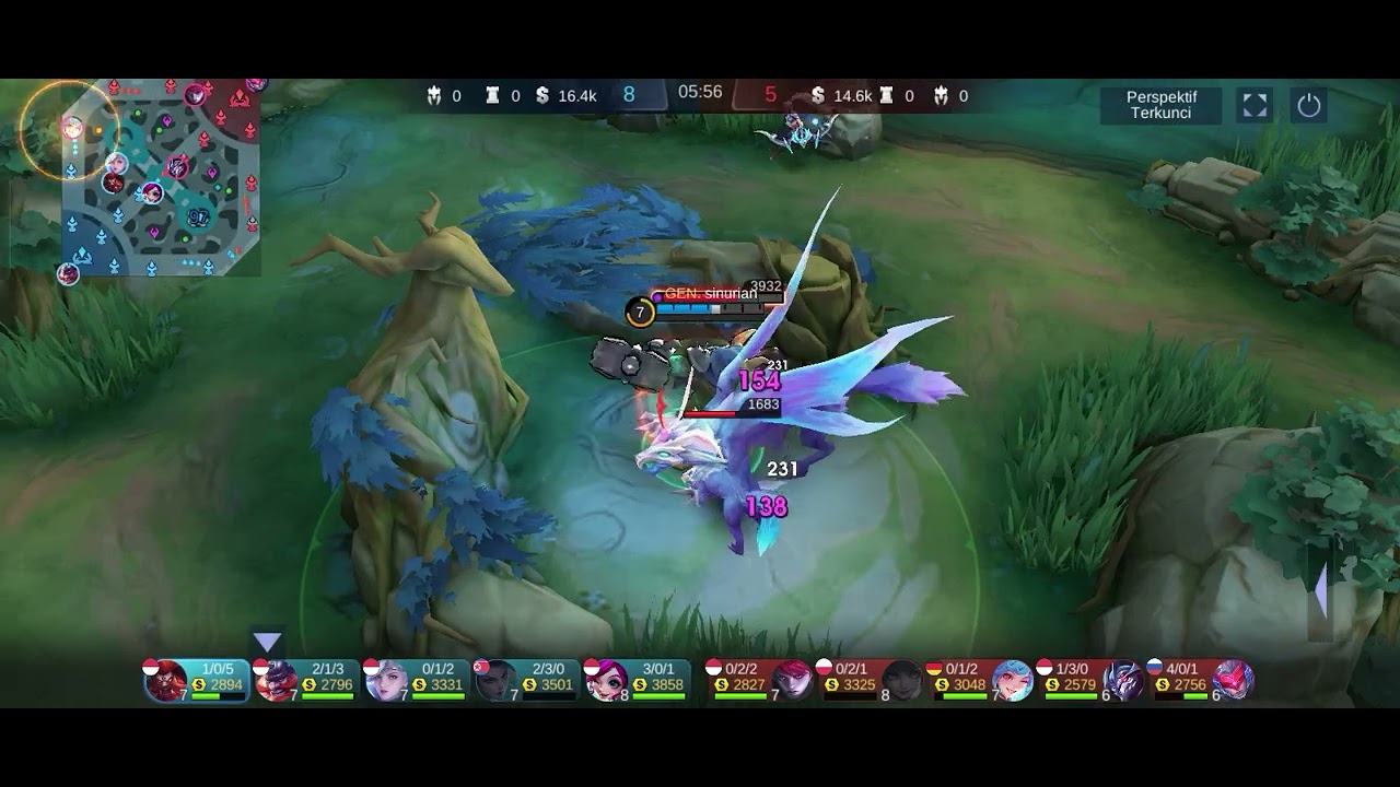 mobile legend banteng merah hyper (Minotour) - YouTube