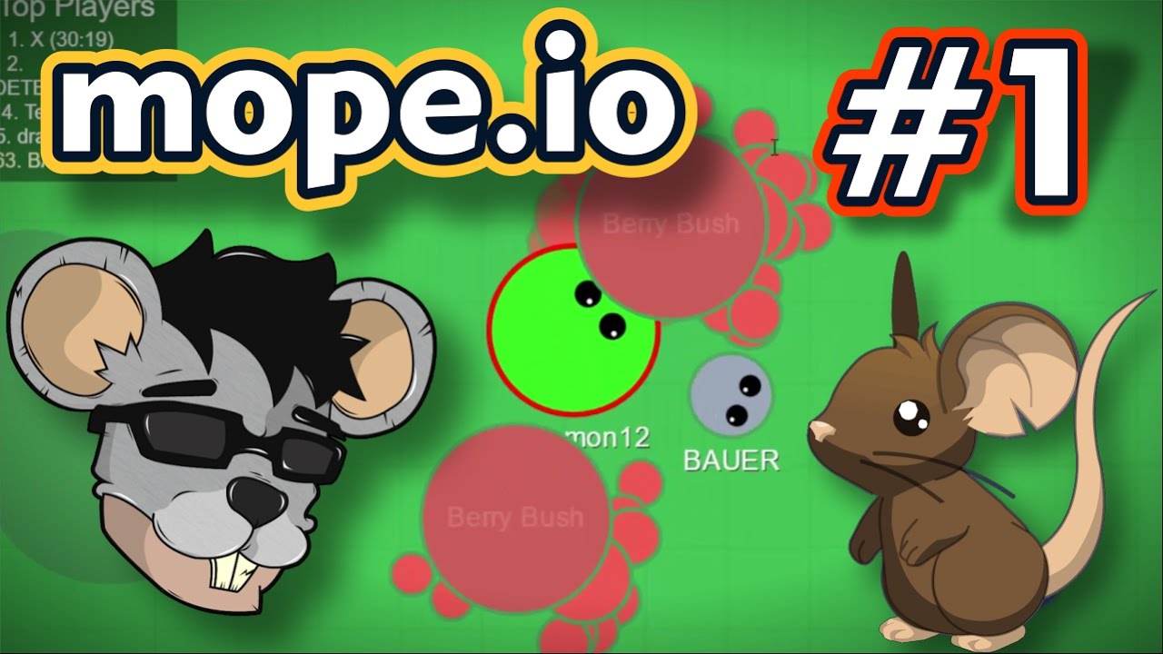 Mope.io - O RATO QUE VIROU COELHO - Gameplay #1 - YouTube