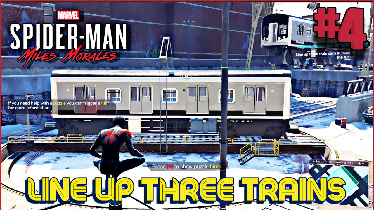 Spider Man Miles Morales Fix the train service part 4 - YouTube