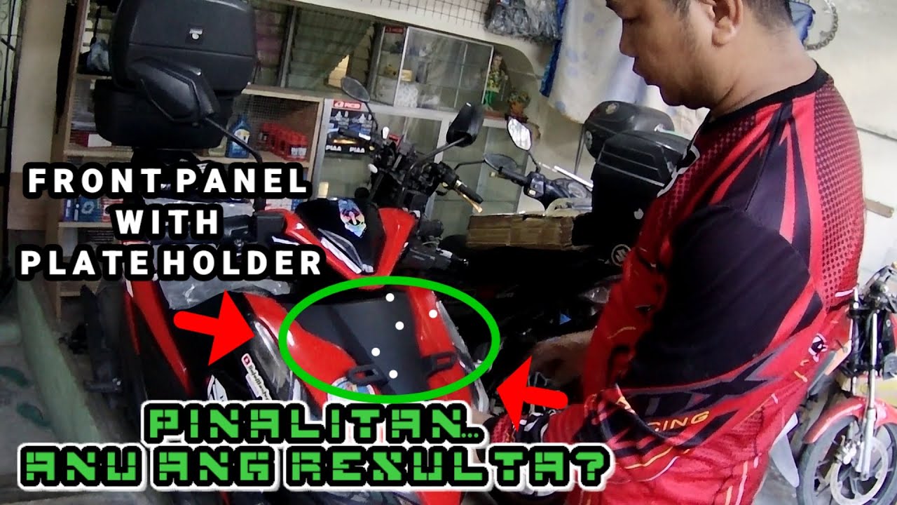 HONDA CLICK V2 GAME CHANGER FRONT PANEL WITH PLATE HOLDER AND MUD GUARD ...