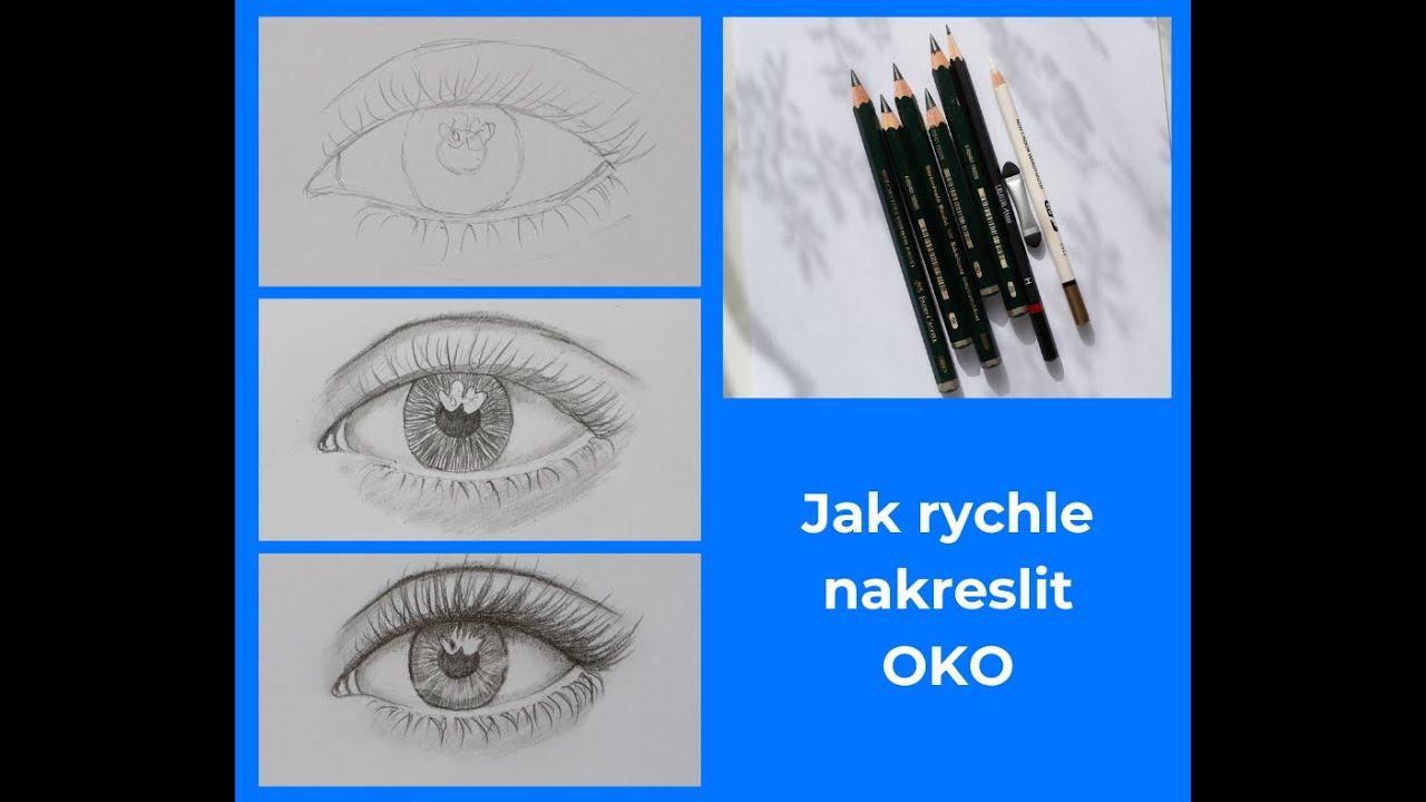 Tohle musíte také zkusit!/ Jak jednoduše nakreslit OKO [kresba tužkou ...