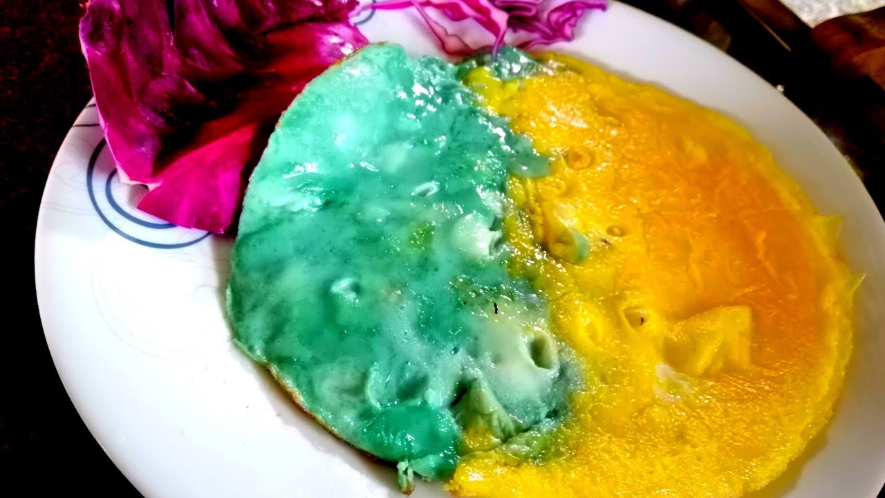 COLOURED OMELETTE | Variety egg recipe | Cafe Con - YouTube