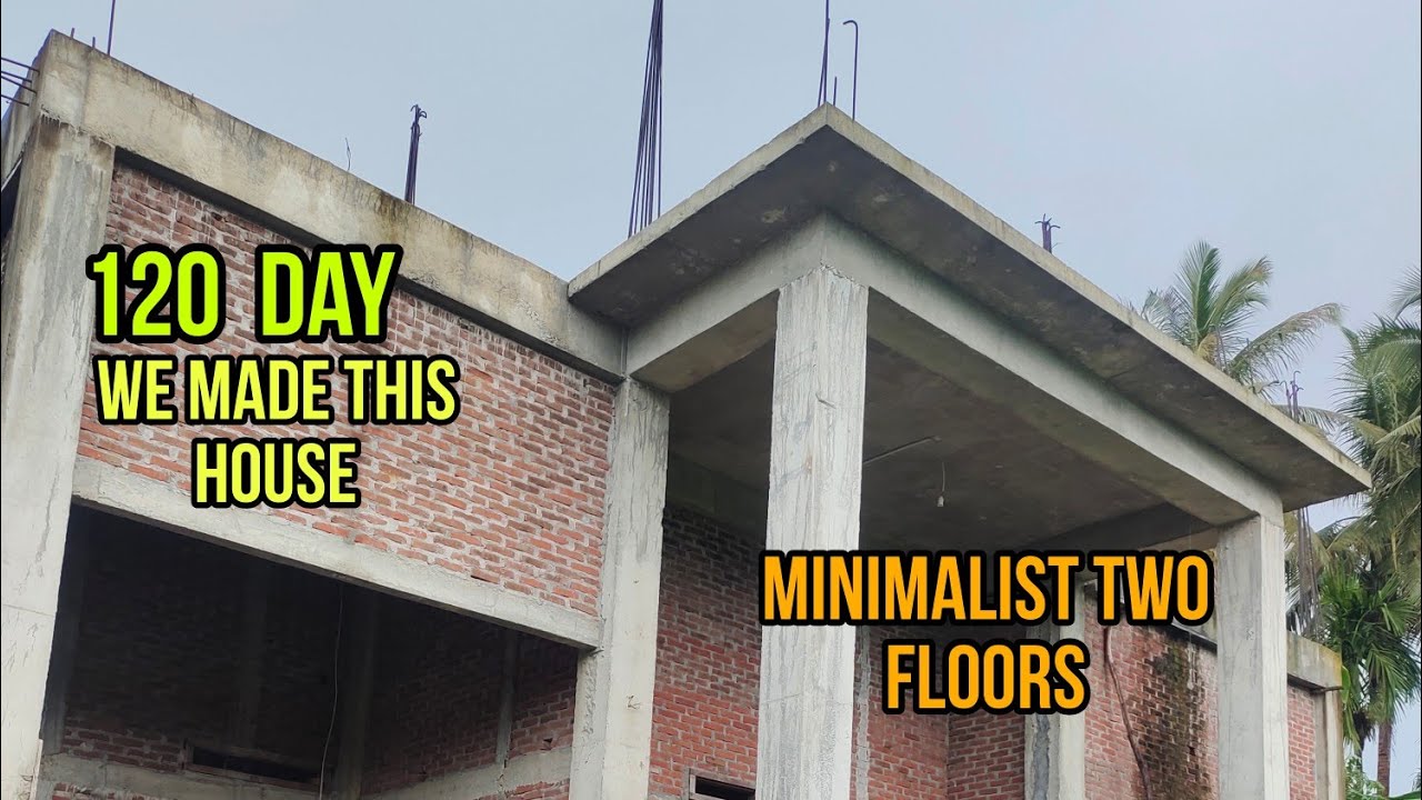 In just over an hour we built a two-story minimalist house - YouTube