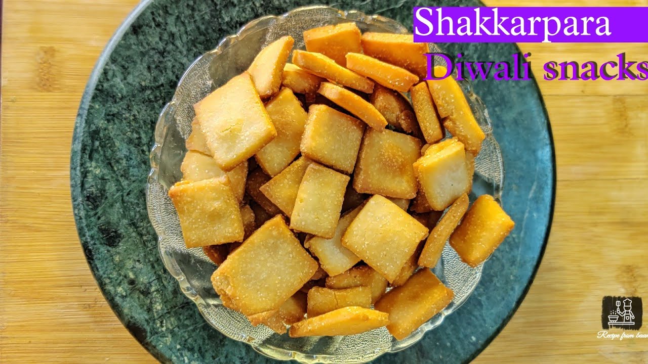 Diwali snacks | Shakarpara | shakarpara recipe | Diwali shakarpara ...