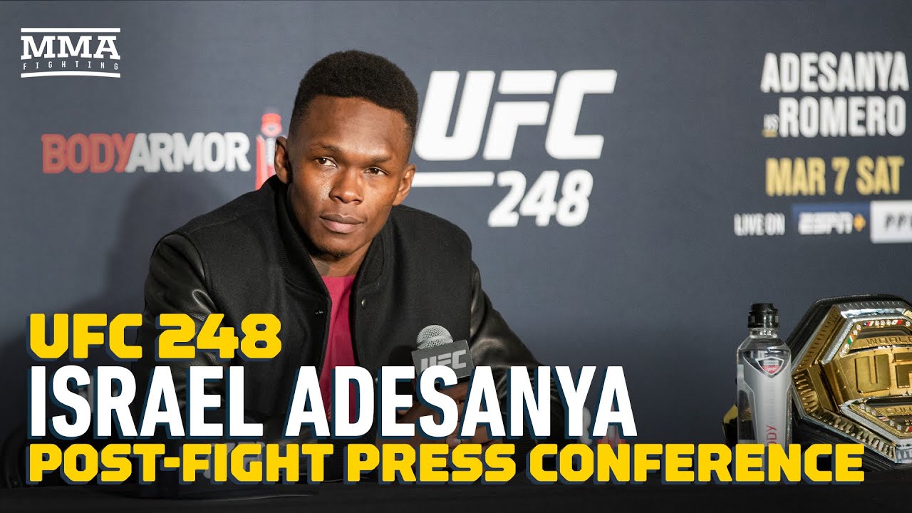 UFC 248: Israel Adesanya Post-Fight Press Conference - MMA Fighting ...
