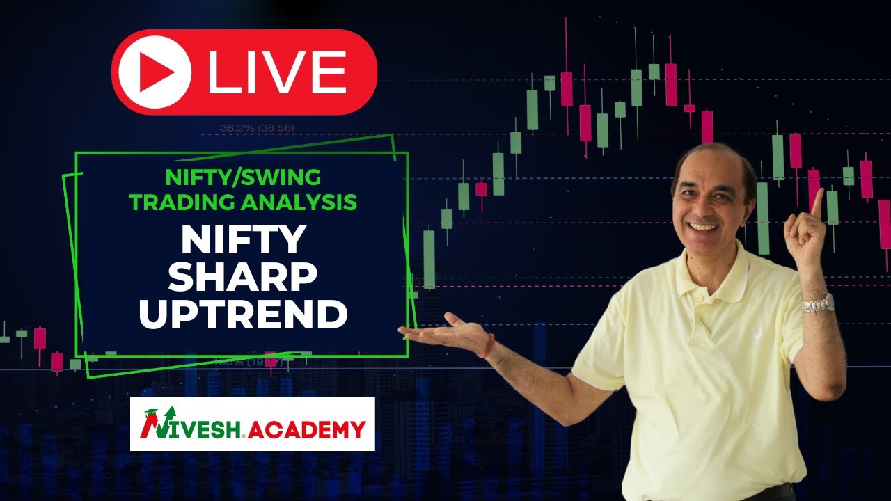 Nifty sharp uptrend | Live Nifty Bank Nifty Analysis | Swing Trading ...