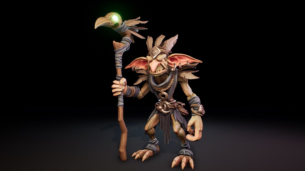 Goblin Shaman Epic Skeleton Demo - YouTube