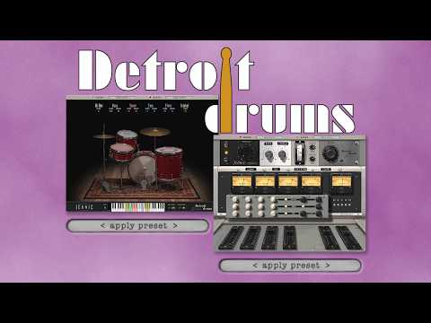 Detroit Drums S-Model PRESETS Demo