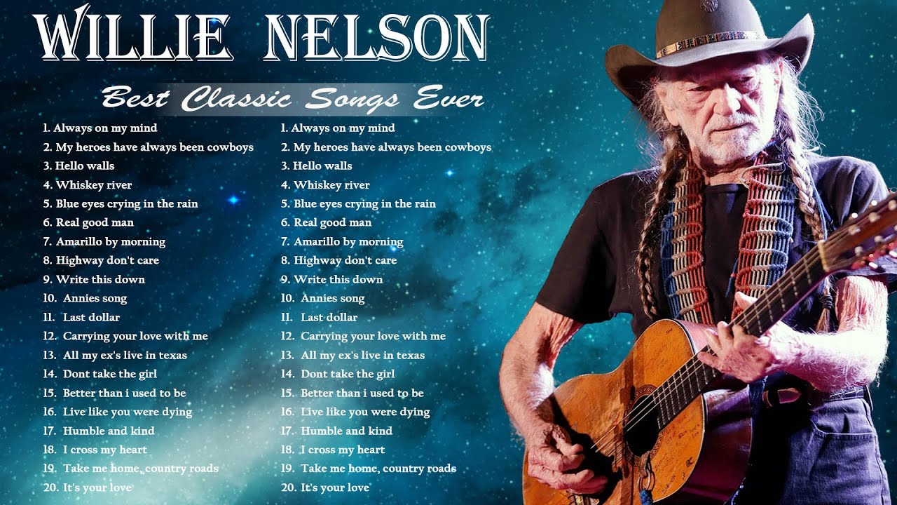 Willie Nelson Best Songs _ Willie Nelson Country Music _ Willie Nelson ...