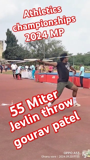 #atheletics championship 2024 #madhyapradesh #jevlinthrow #nirajchopara ...