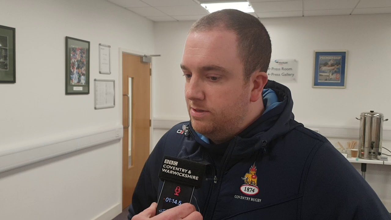 Rowland Winter on London Irish v Coventry Rugby - YouTube