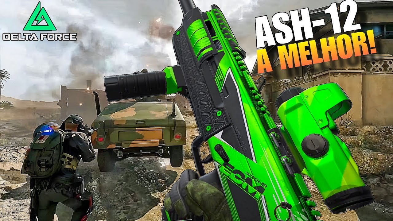 ASH-12 ESSA ARMA É A MELHOR DO DELTA FORCE MOBILE! - YouTube