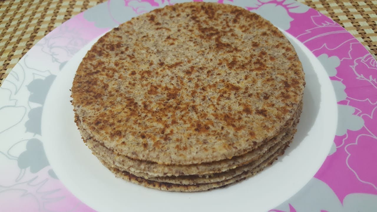Keto Chapati (Almond+Flaxseed) | خبز كيتو بطحين اللوز | Keto Roti ...