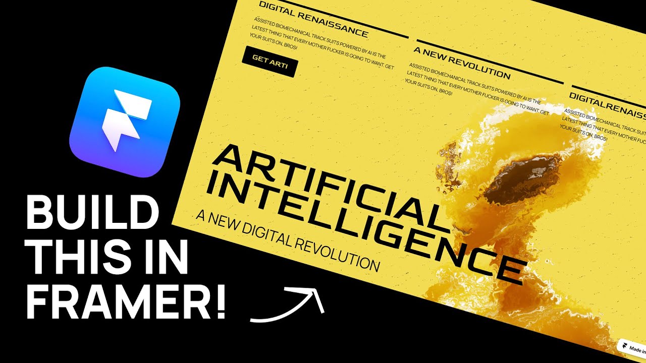 Learn Framer in 2025 - Crash Course for Framer Beginners - YouTube