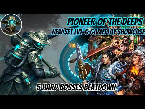 5 hard bosses Beatdown||Pioneer Of The Deeps Lv1-6 gameplay bonus showcase||Shadow Fight 3 new set