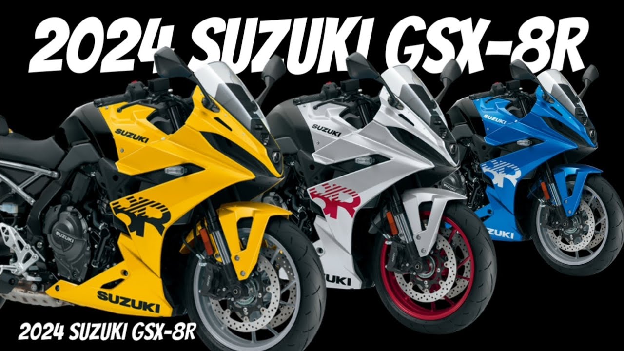 2024 Suzuki GSX-8R Gets Yellow Color Options - YouTube