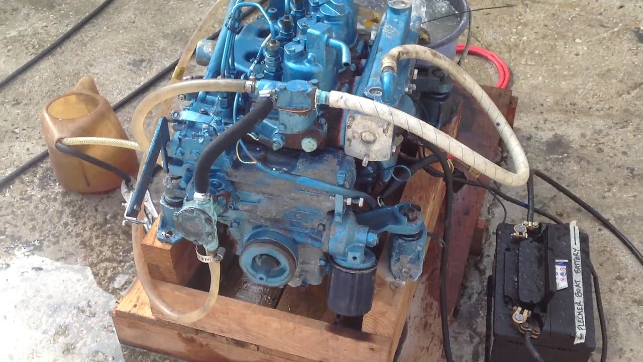 Nanni Marine Diesel Engine - YouTube